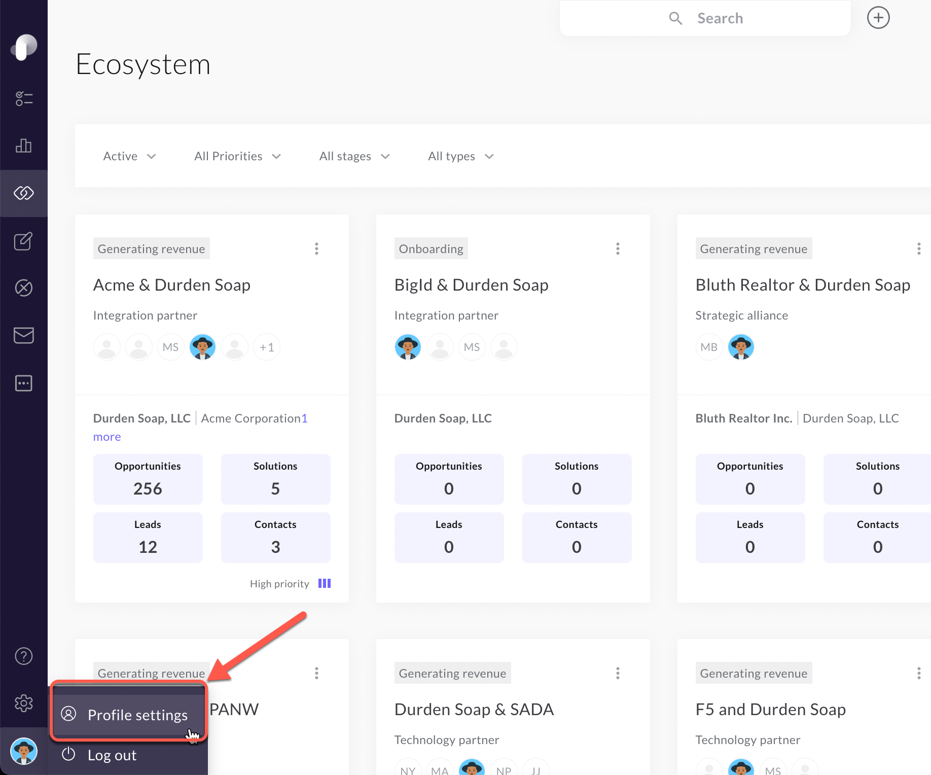 Update your profile and change platform language – Pronto Support