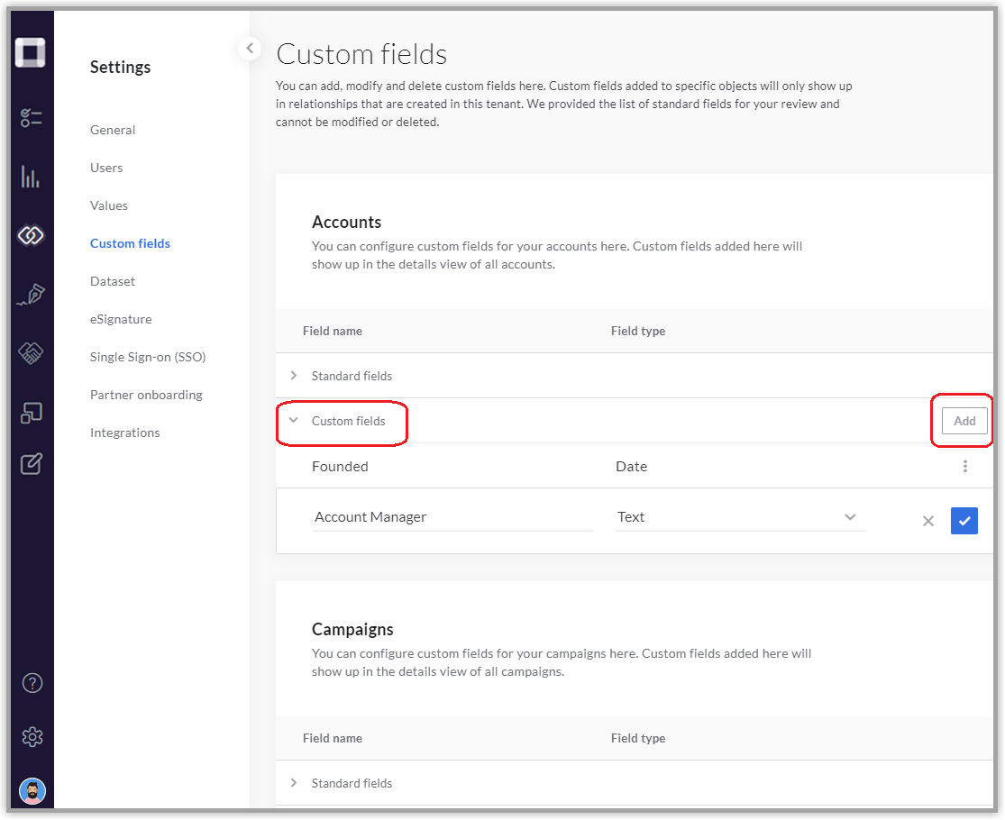 Configure Custom Fields For Default Pronto Objects Pronto Support
