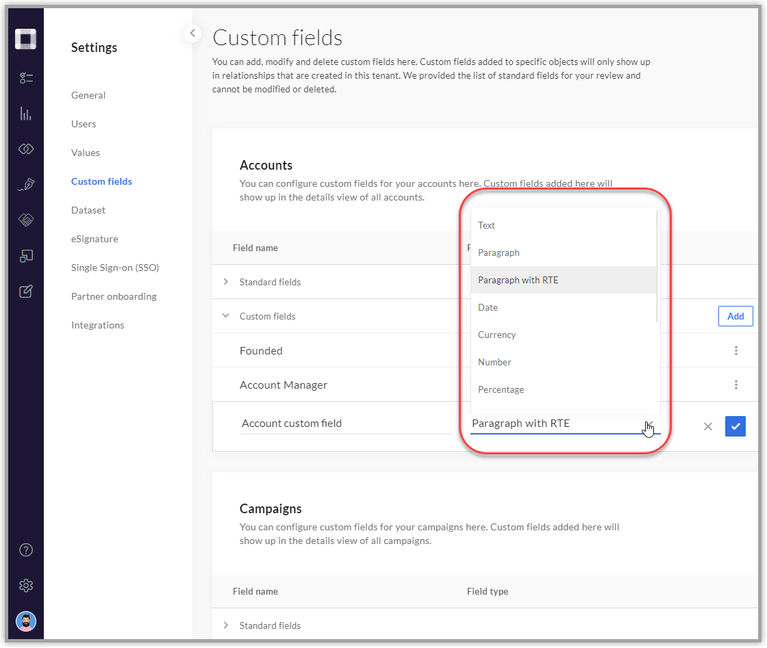 Configure Custom Fields For Default Pronto Objects Pronto Support