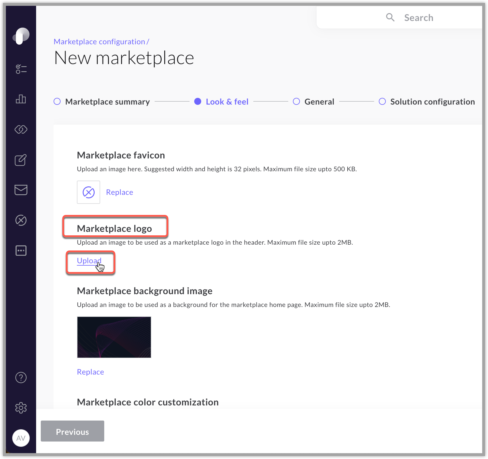 Marketplace – Pronto Support