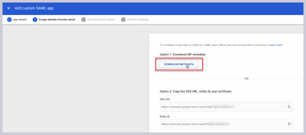 Configure Single Sign-on (SSO) with Google – Pronto Support