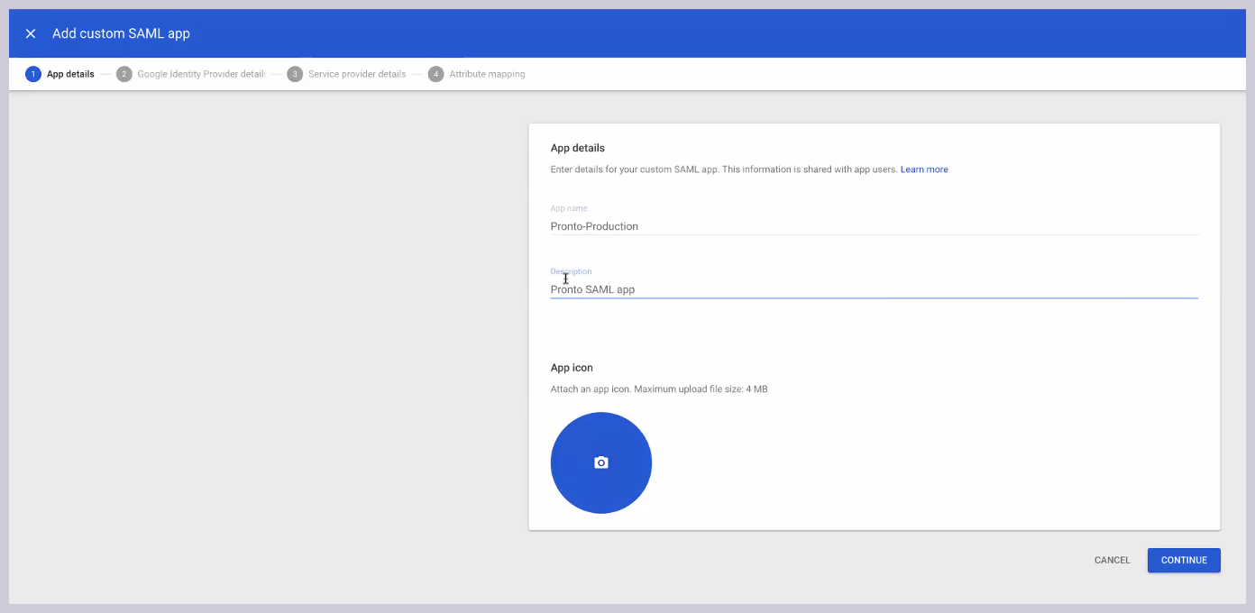 Configure Single Sign-on (SSO) with Google – Pronto Support